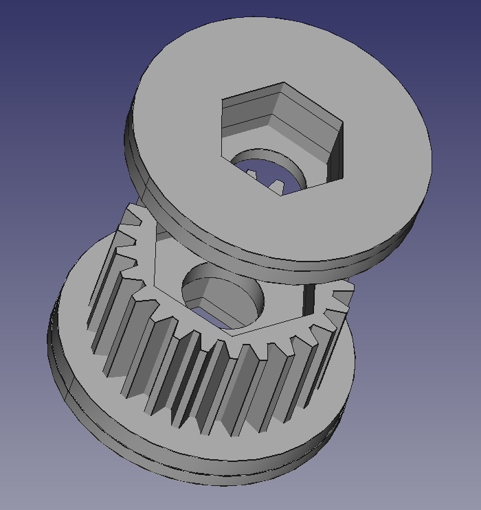 Free STL file Pulley for 2GT belt, retrofit.・3D print object to ...