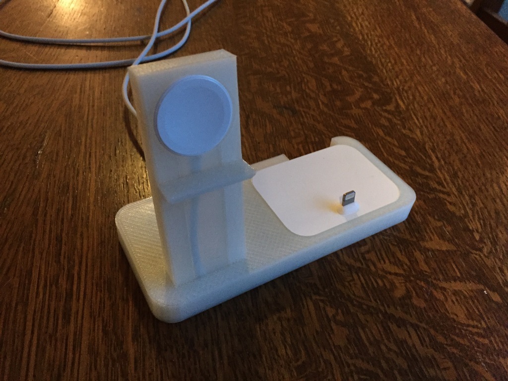 Free 3D file Apple Watch & iPhone (5/6/6+) Combo Dock 🍎・3D print design ...