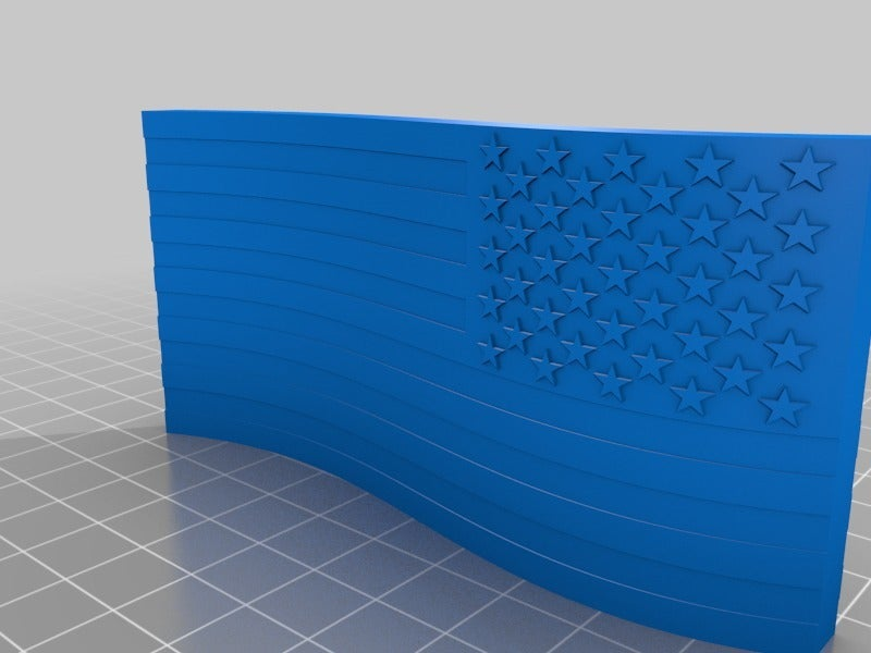 Free STL file Glowing American Flag 🏮・3D printing idea to download・Cults
