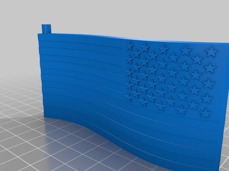 Free STL file Glowing American Flag 🏮・3D printing idea to download・Cults