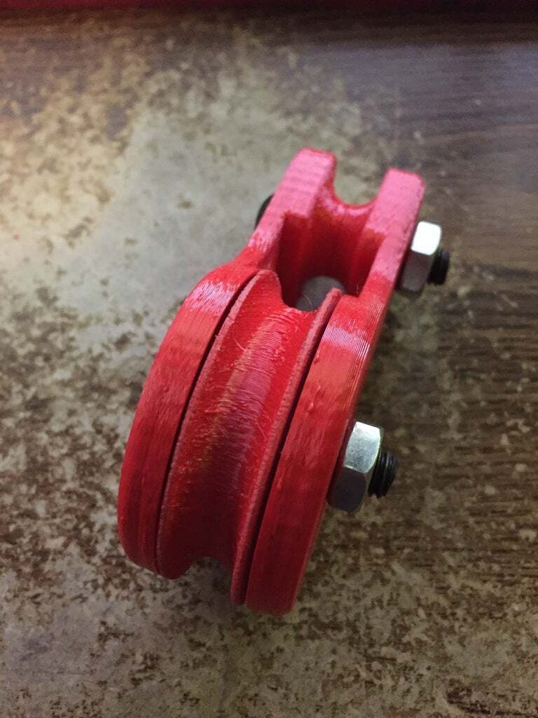 Free STL file 50mm Pulley (2x 608 bearing) 🔧・3D printable design to ...