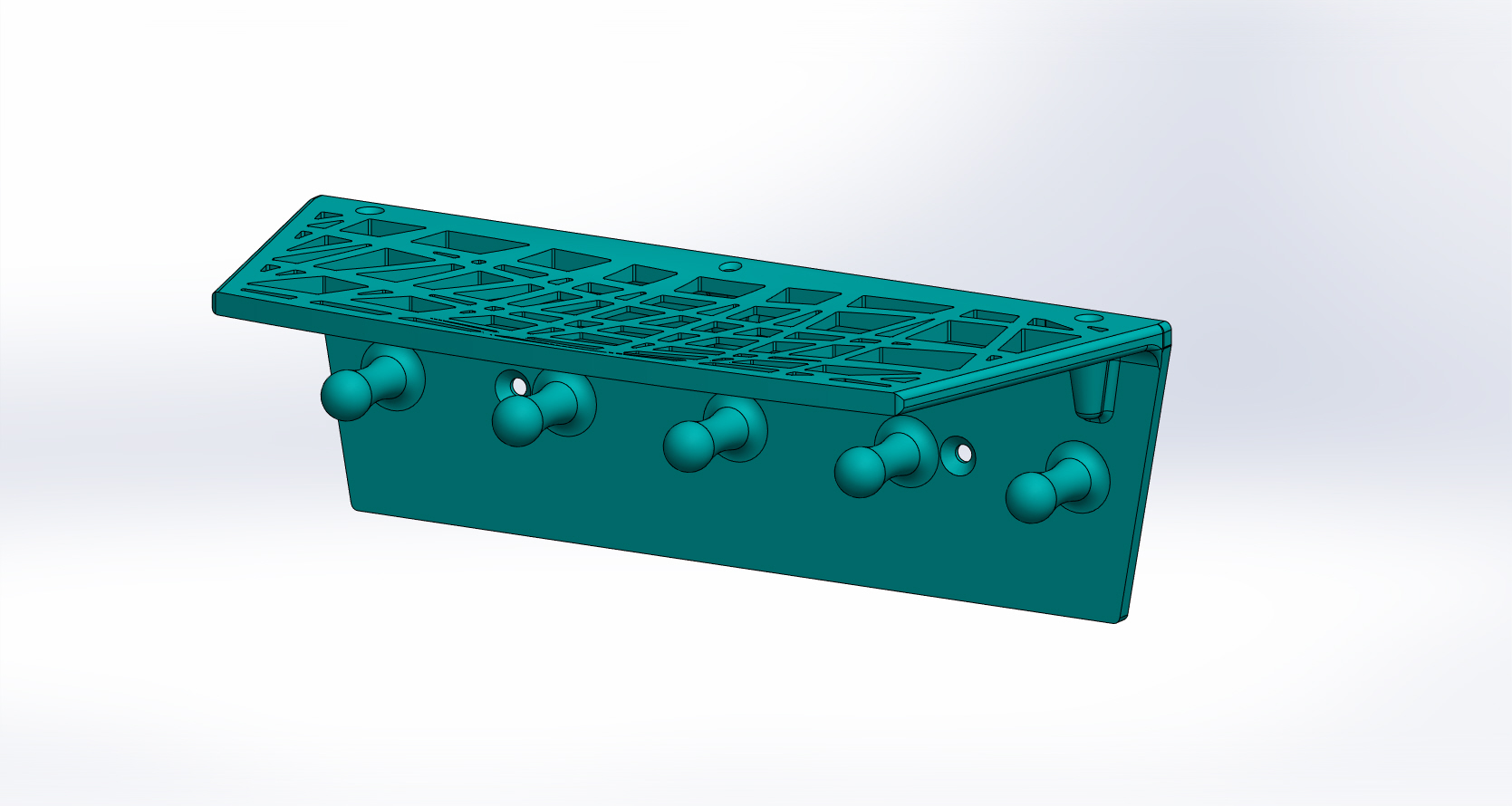 3D file Wall mount key hanger・3D printer design to download・Cults