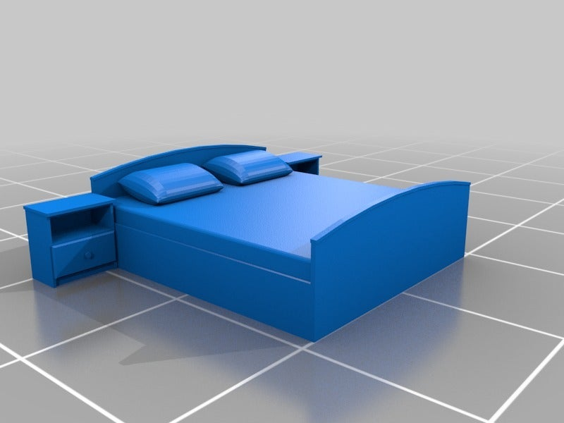 Free STL file Twin Bed・3D printer design to download・Cults