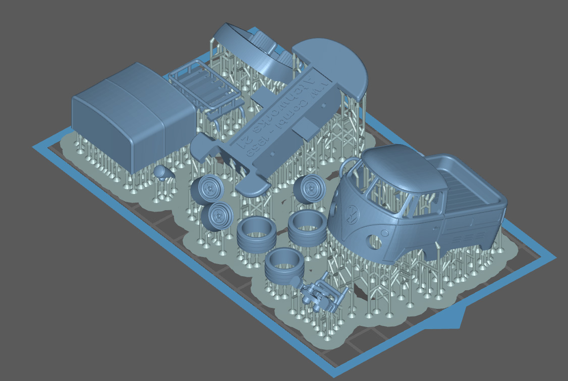 3D file Volkswagen Transporter T1 Pick up 🚗・Template to download and 3D ...