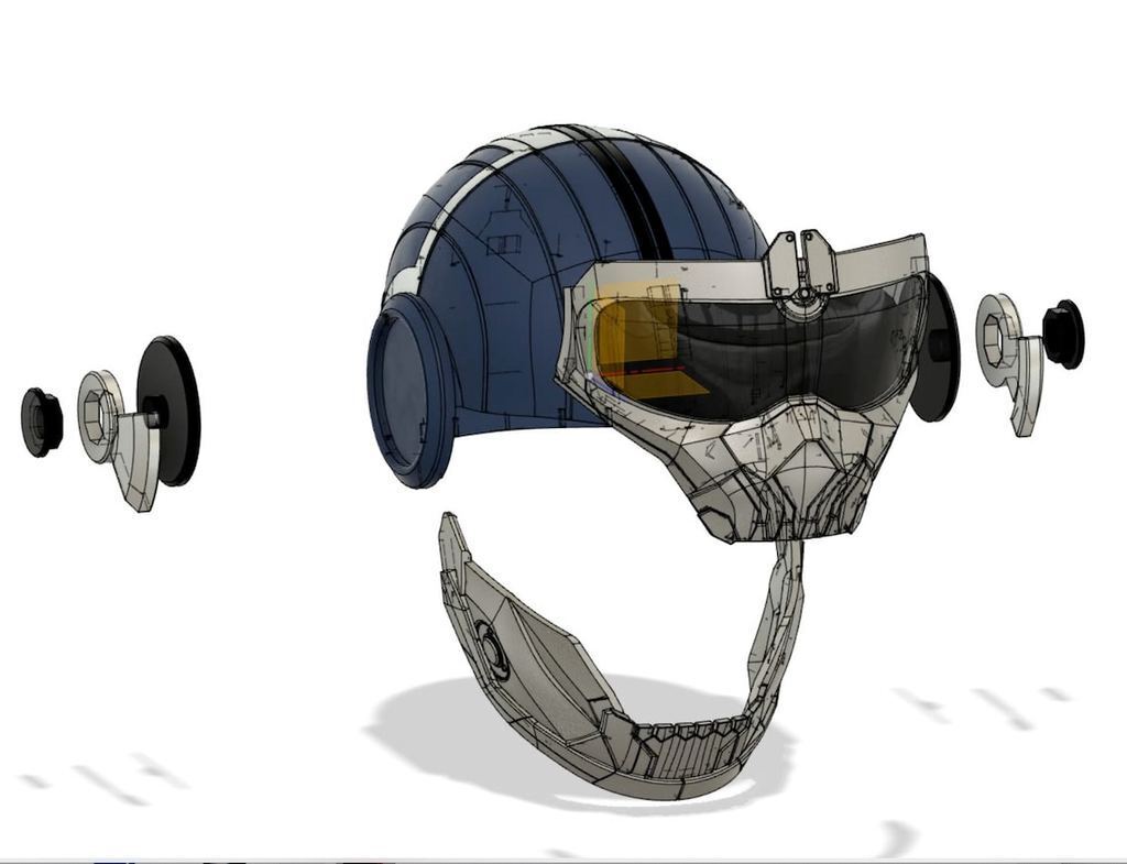 Free STL file Taskmaster Helmet Marvel 🪖・Design to download and 3D ...