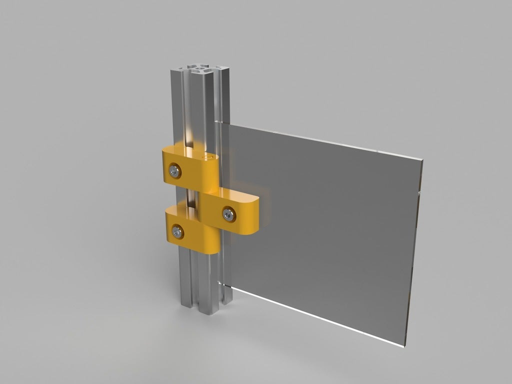 Free STL file 2020 vSlot hinge 🔧・3D printable design to download・Cults