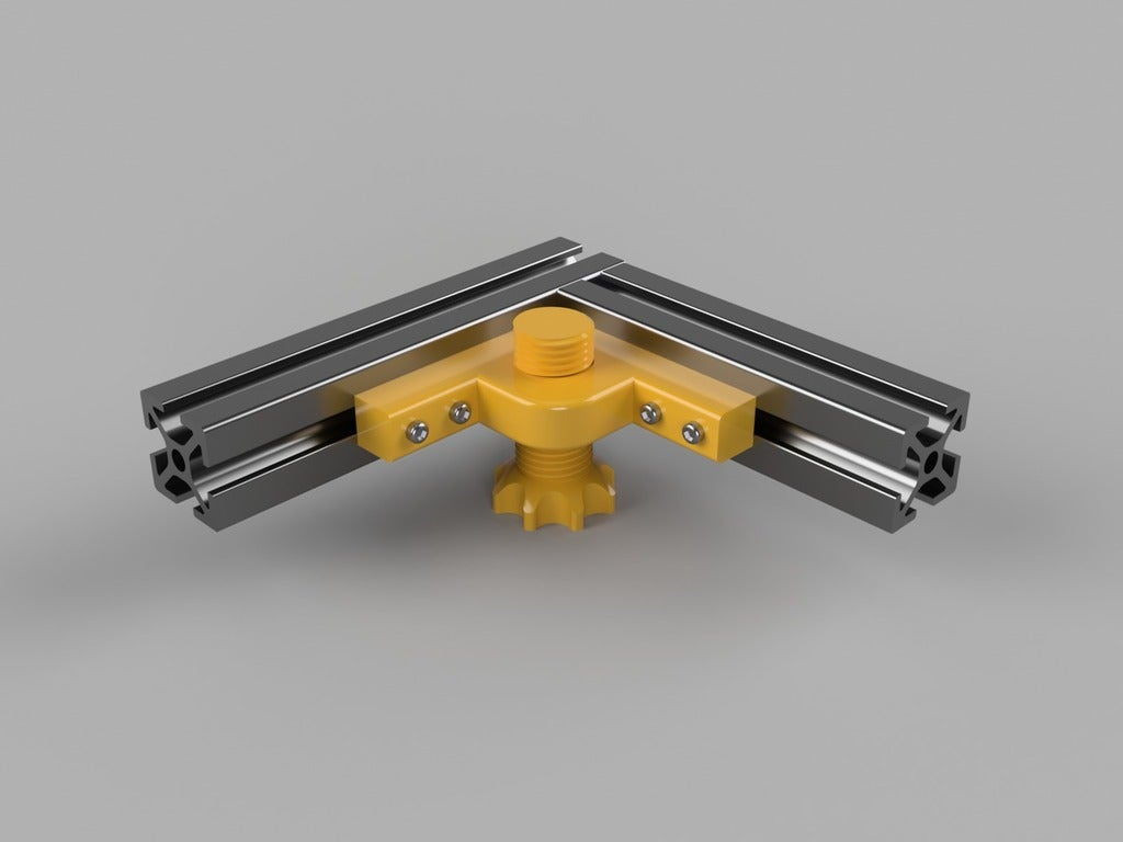 Free STL file 2020 vSlot adjustable foot・3D printer model to download・Cults