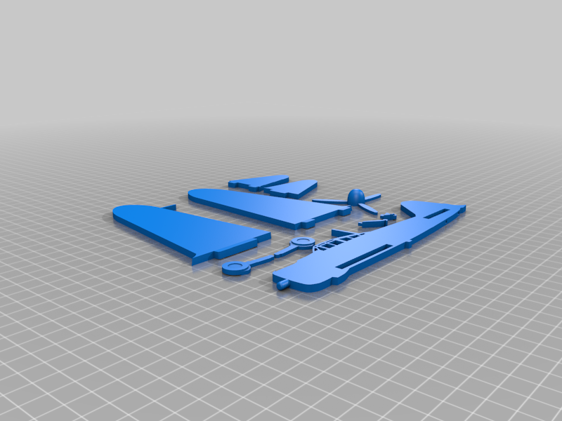 3D-Datei Flugzeugmodelle WW II pack II 🧩 kostenlos・Design für 3D ...