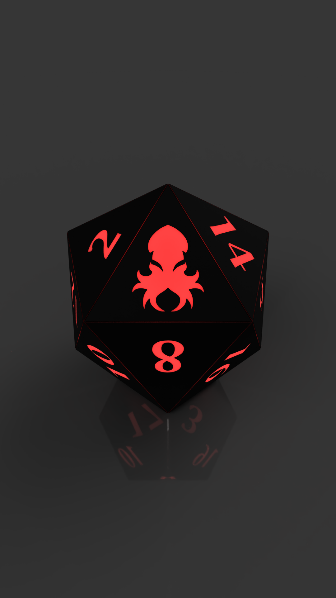 3D file D20 Lamp・Model to download and 3D print・Cults