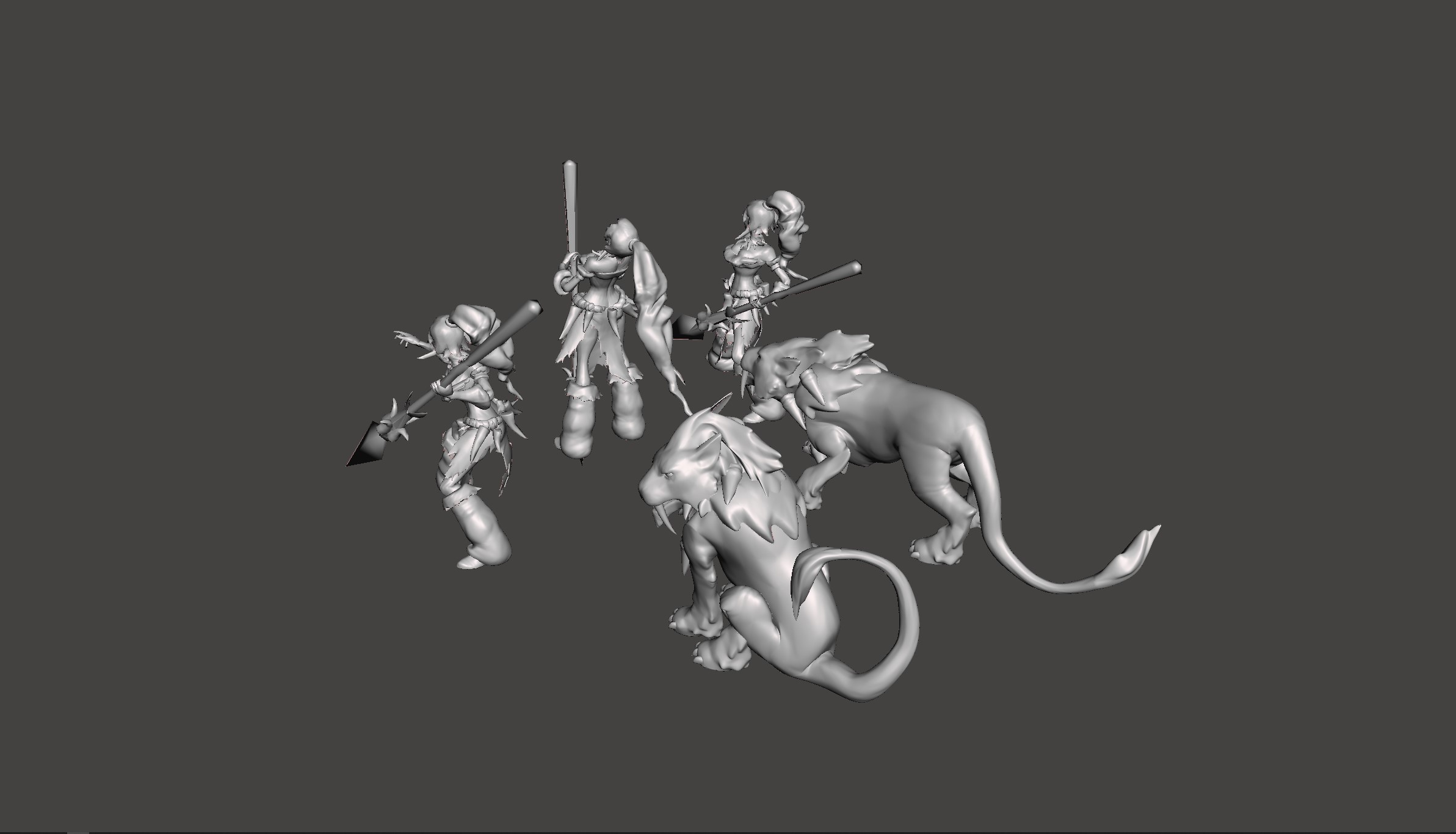 STL file Nidalee・3D printable model to download・Cults