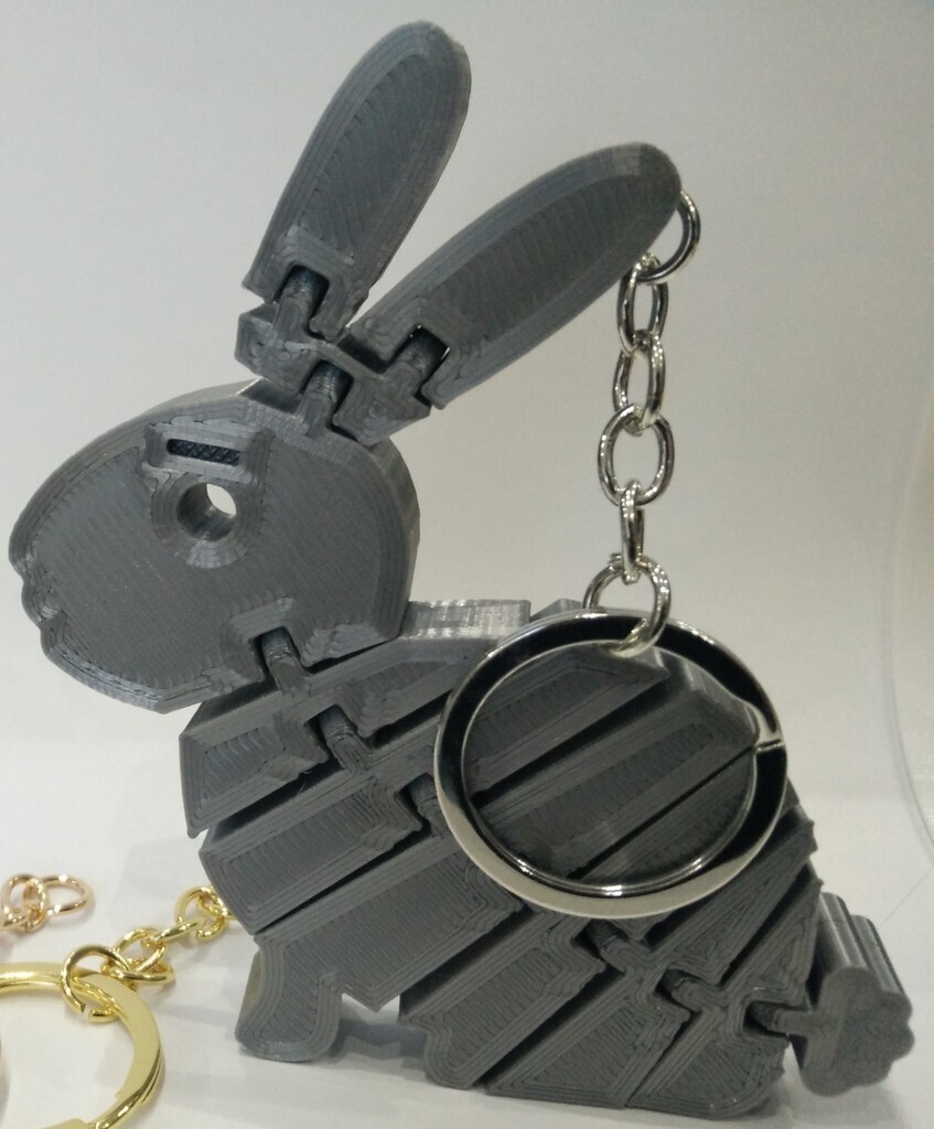 Archivo STL gratuito Llavero Flexi Rabbit・Idea de impresión 3D para ...