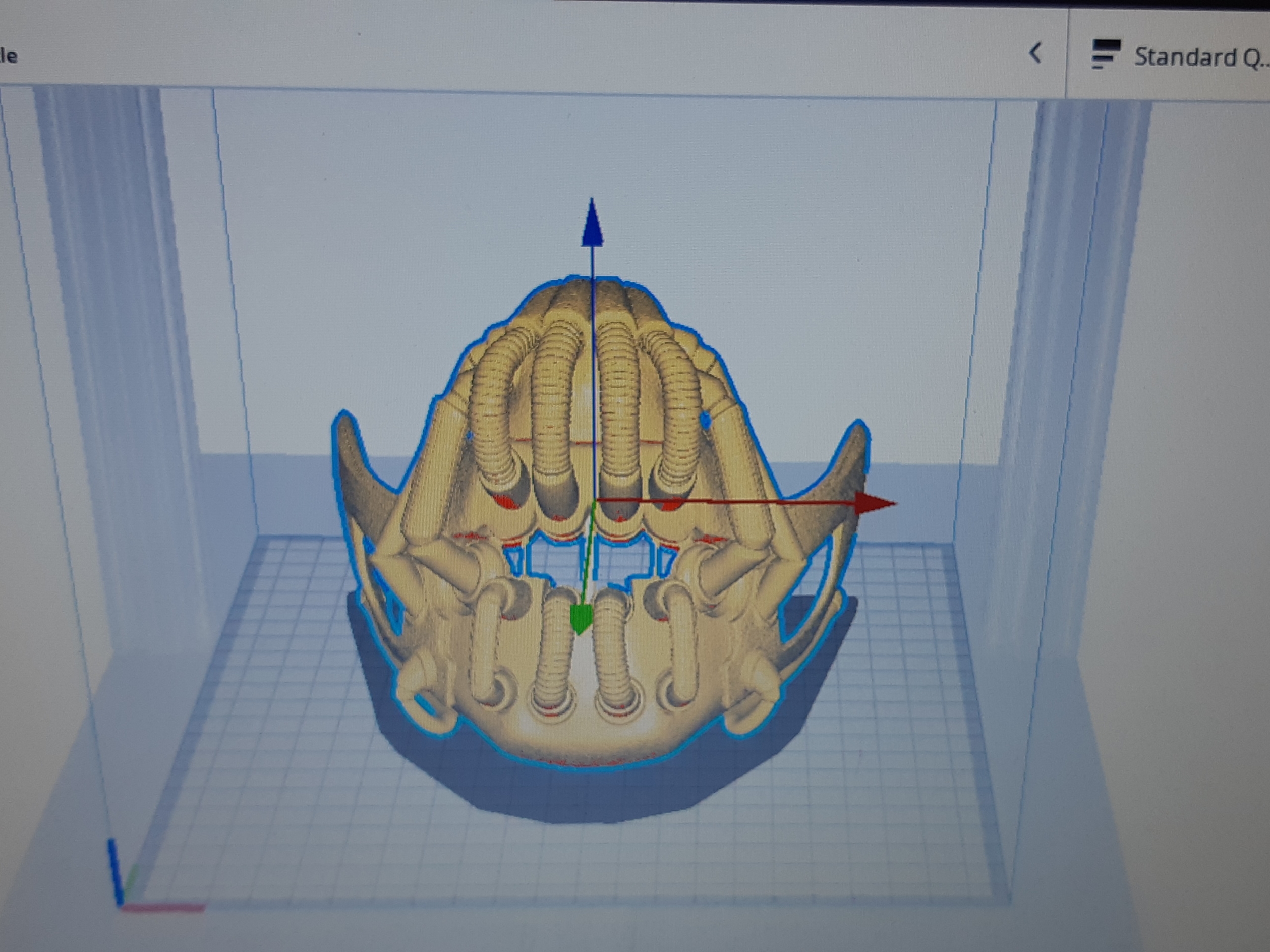 STL file Bane mask 👽・3D printable model to download・Cults