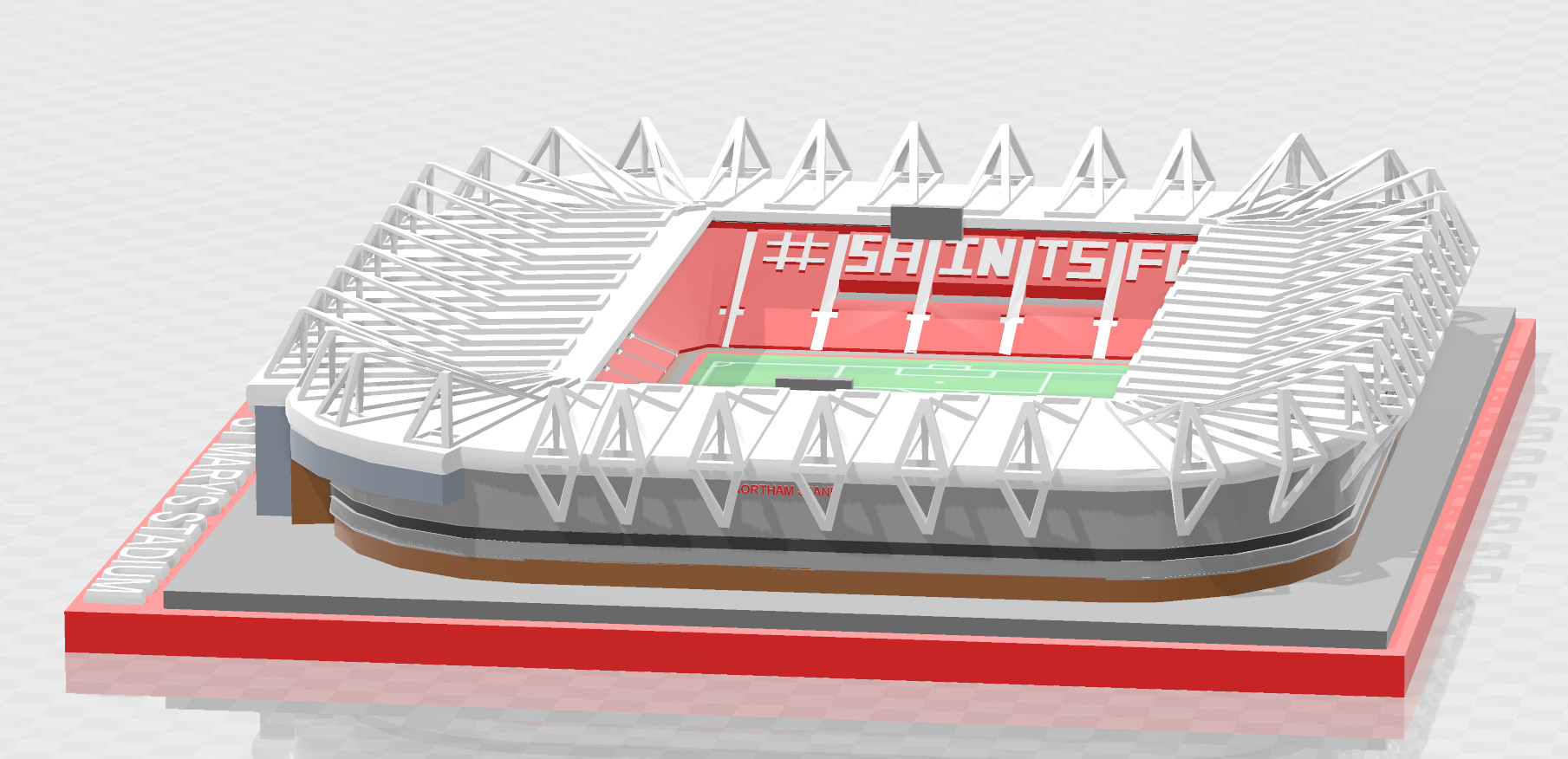 STL file Southampton - St Mary's Stadium・3D printer design to download ...