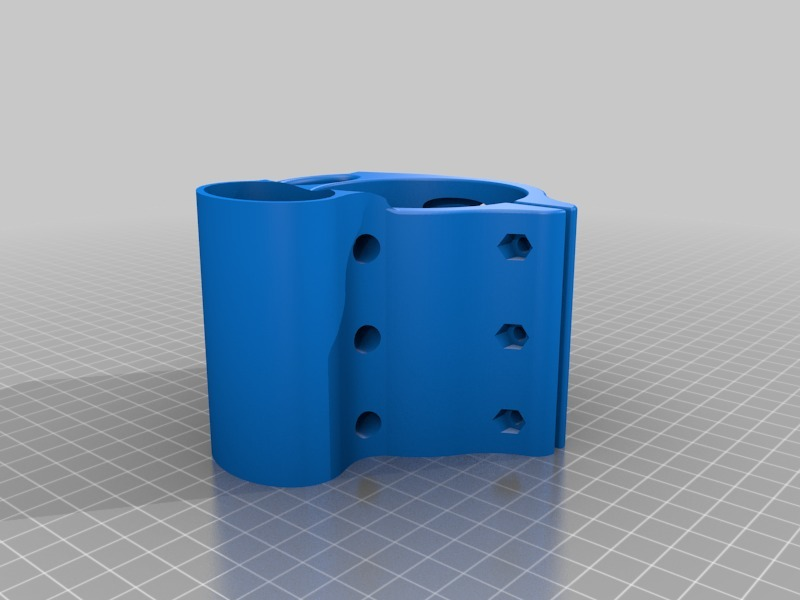 Free 3D file Makita RT0700C MPCNC Mount fits 25mm and 25.4 mm pipes 🧑‍🔧 ...