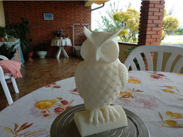 Free STL file owl statue・Object to download and to 3D print・Cults
