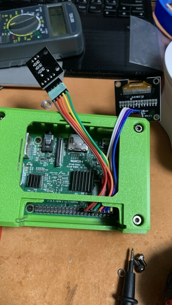 3D-Datei Raspberry Pi Gehäuse mit 1,3" OLED und Drehgeber 🔧 kostenlos ...