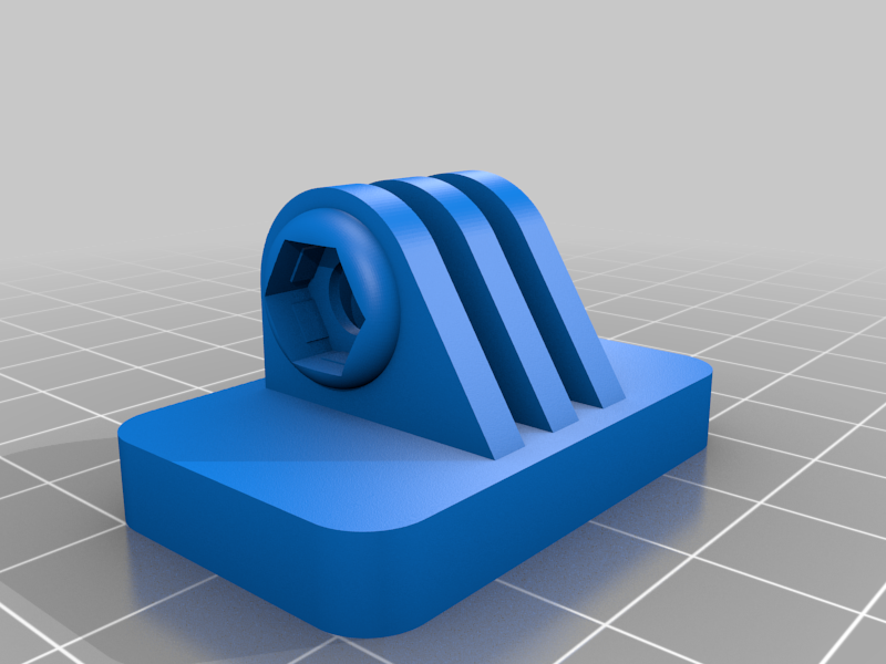 Free STL file Magnetic gopro mount base 🧲・3D printing idea to download ...