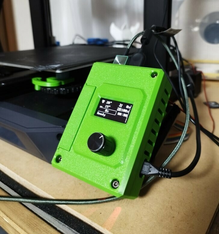 3D-Datei Raspberry Pi Gehäuse mit 1,3" OLED und Drehgeber 🔧 kostenlos ...