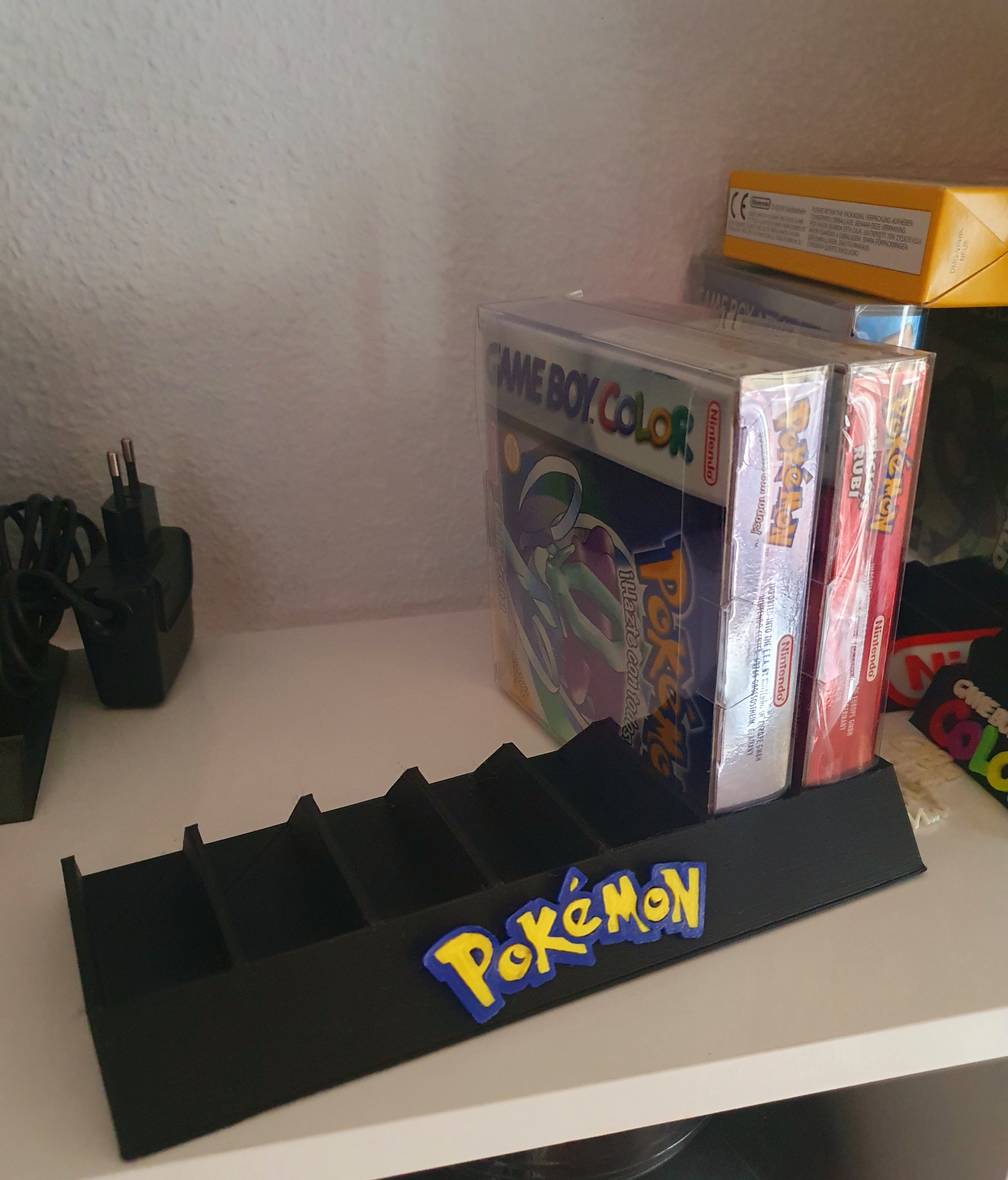 STL file Pokemon Gameboy Games Stand 🐉・Model to download and 3D print・Cults