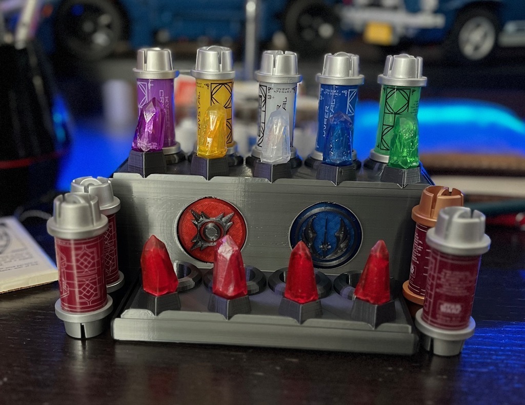 Archivo STL gratis Pantalla de cristal Kyber de Star Wars con ...