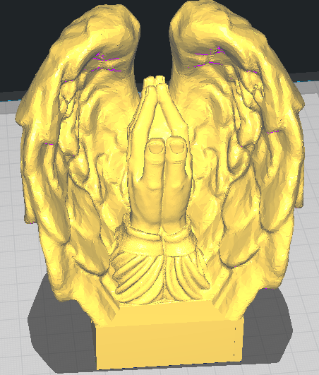 STL file Angel Hands・3D printing model to download・Cults
