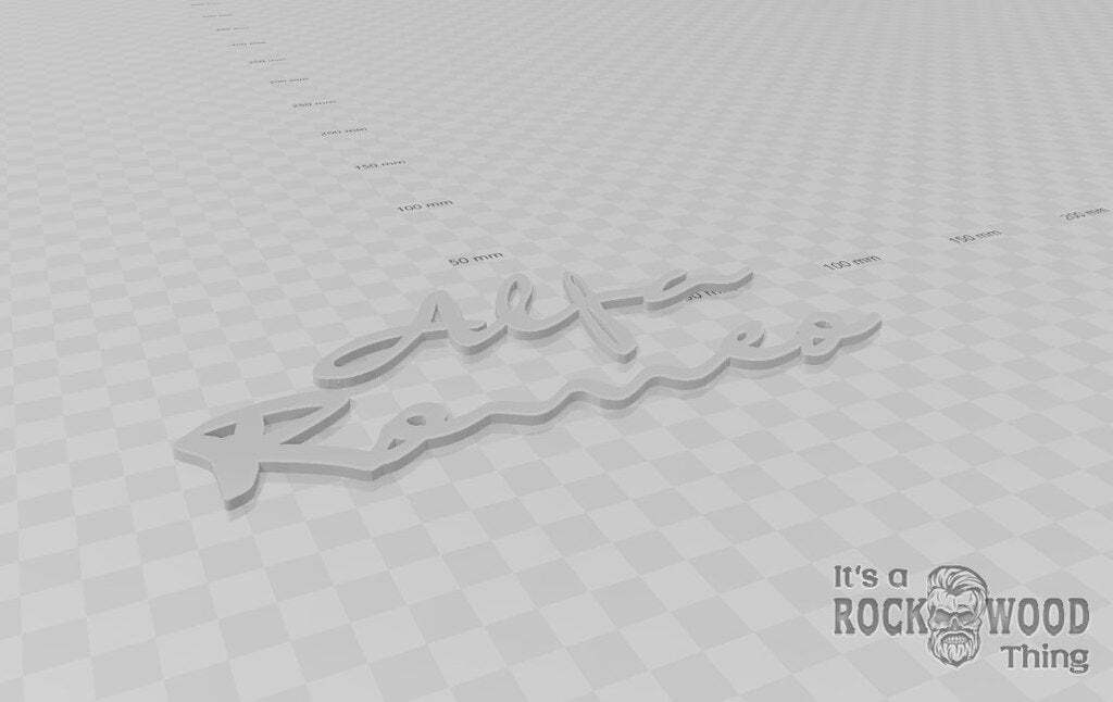 Free STL file Alfa Romeo Lettering Logo・3D printable model to download ...