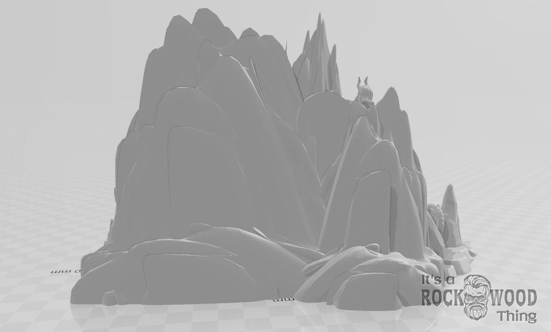 Free STL file RockWoods Big Unique Hell Diorama Remix・Model to download ...