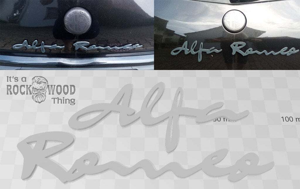 Free STL file Alfa Romeo Lettering Logo・3D printable model to download ...