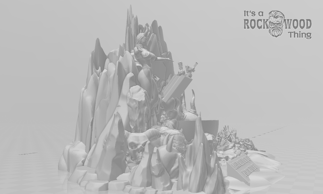 Free STL file RockWoods Big Unique Hell Diorama Remix・Model to download ...
