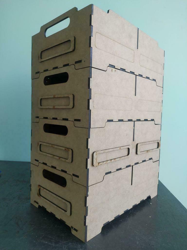 Free 3D file Stackable glued box mini・3D printing idea to download・Cults