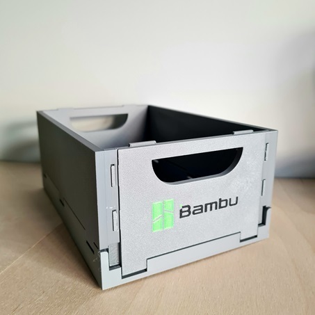 STL file Bambu foldable box・3D printable model to download・Cults