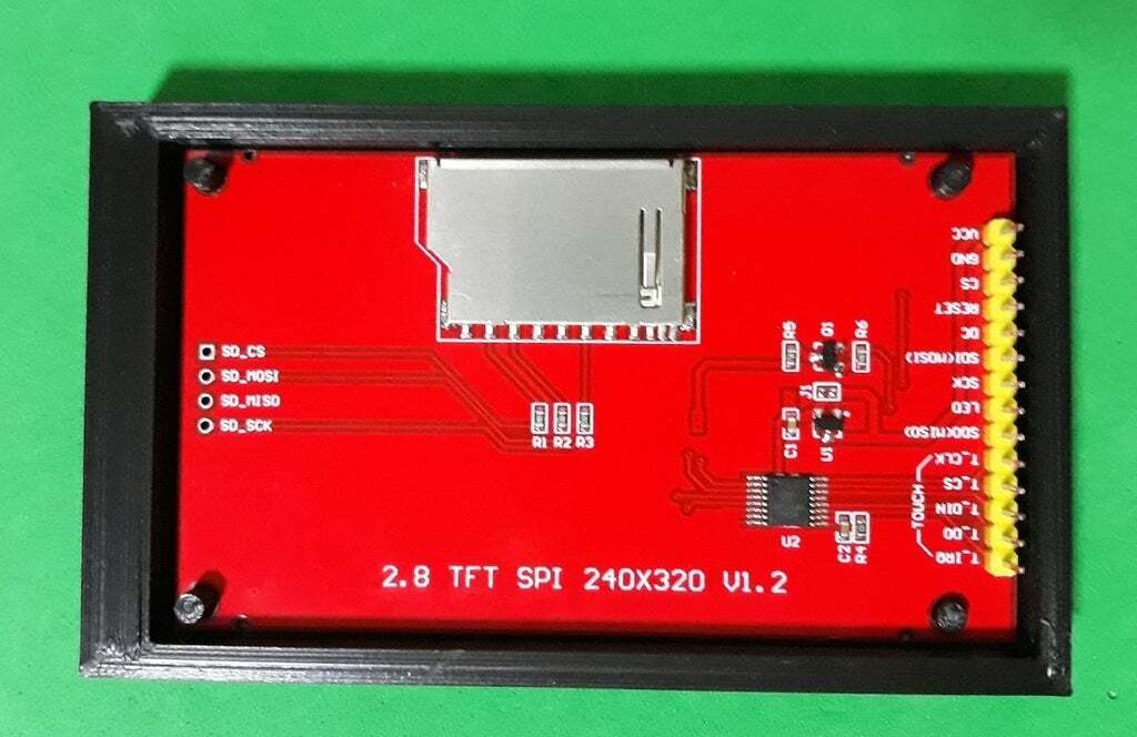 Free STL file TFT 2.8 SPI 240X320 ILI9341・Object to download and to 3D ...