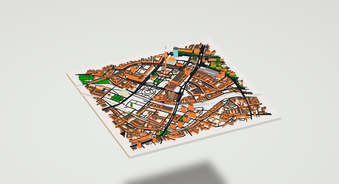 STL file Berlin City・3D printable model to download・Cults