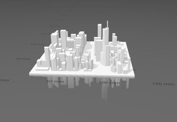 STL file Chicago City - Downtown・3D print model to download・Cults