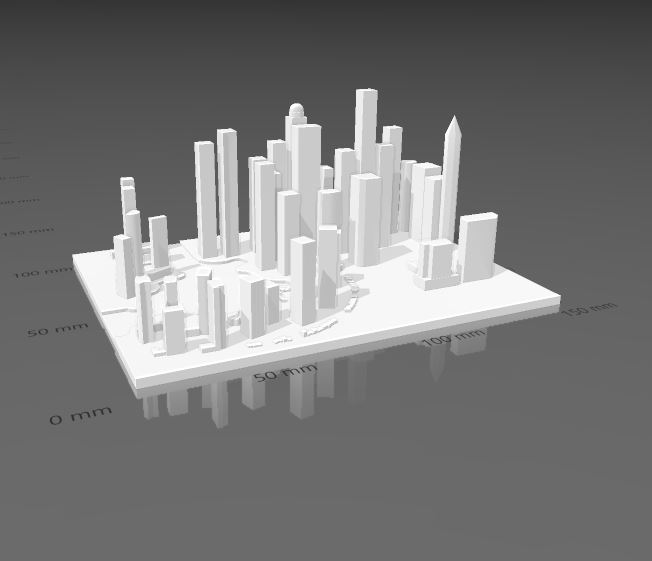 STL file Dubai - City - United Arab Emirates・3D printing model to ...