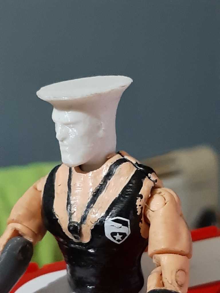 Free 3D file GUILE SF2 O-RING HEAD・Model to download and 3D print・Cults