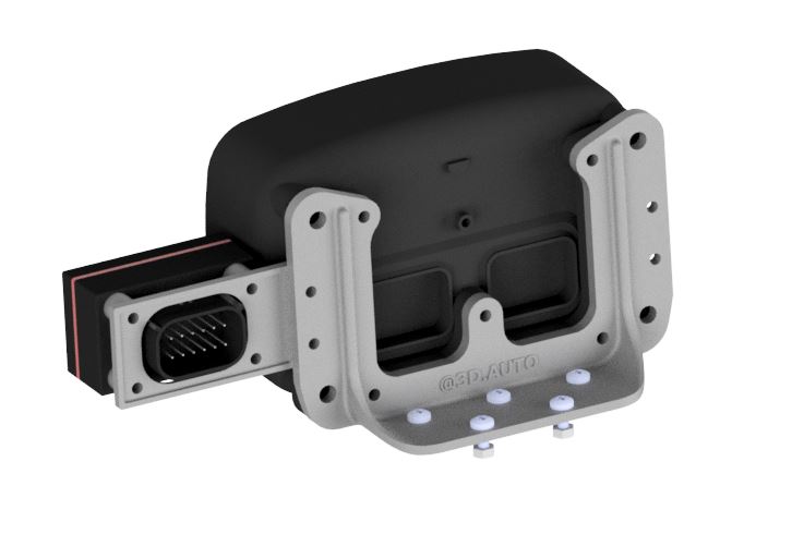 3D file Fueltech Ft450 550 Dash Bracket - Bottom Mount 90° (Wideband ...