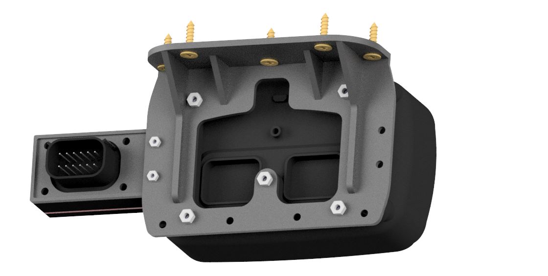 3D file Fueltech Ft450 550 Dash Bracket - Top Mount 90° (Wideband ...