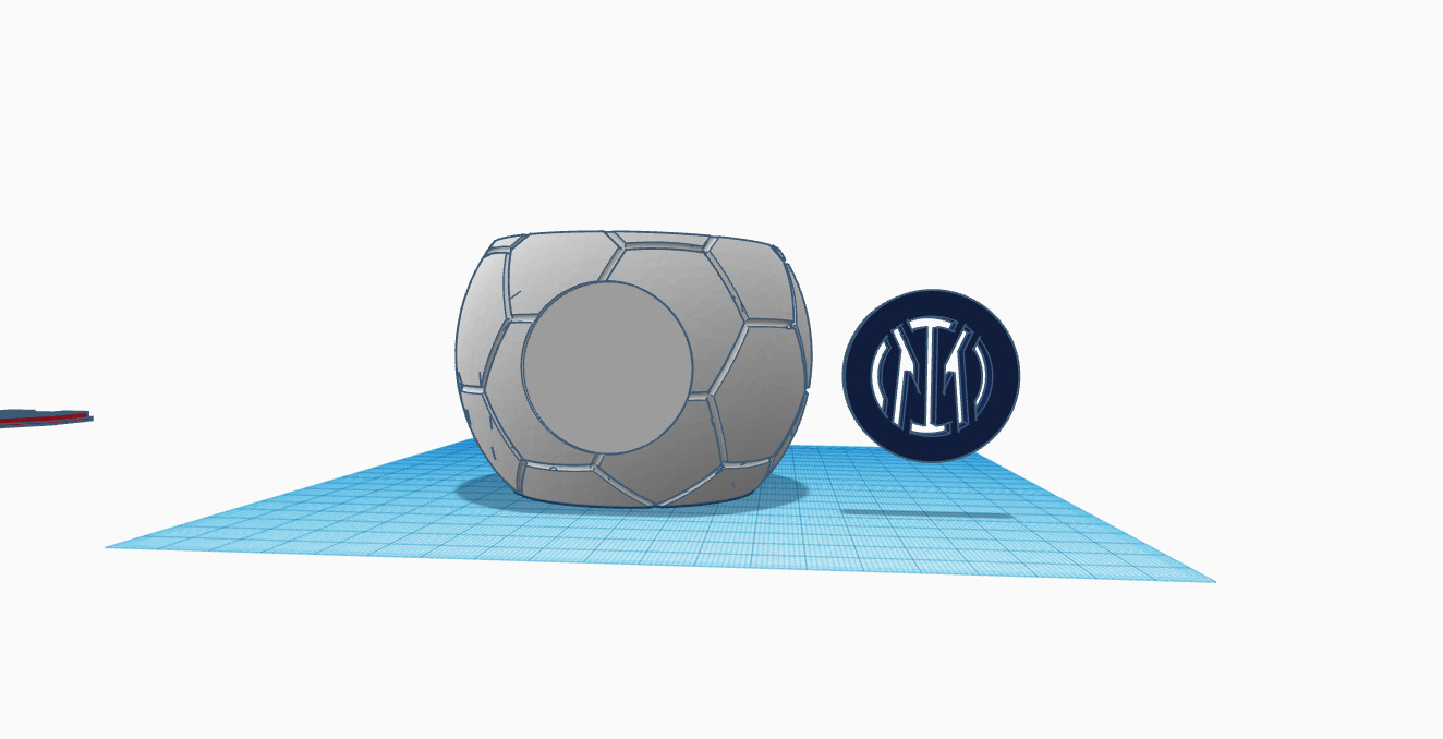 3D printing mate ball with inter logo • made with artillery genius・Cults