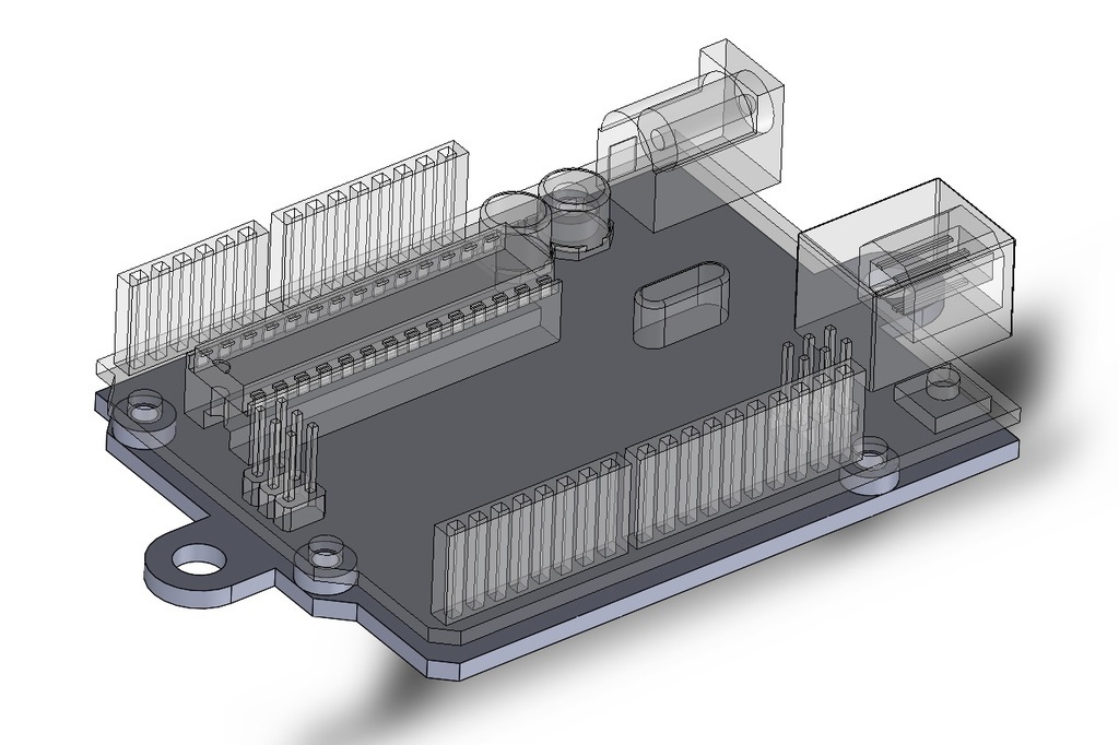 3D-Datei KISS Arduino Uno Montageplatte kostenlos・Vorlage für 3D ...