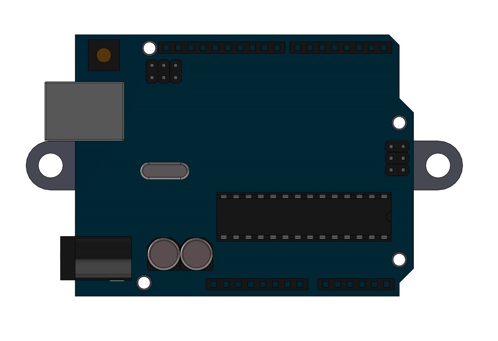 Free 3d File Kiss Arduino Uno Mounting Plate・3d Printable Model To
