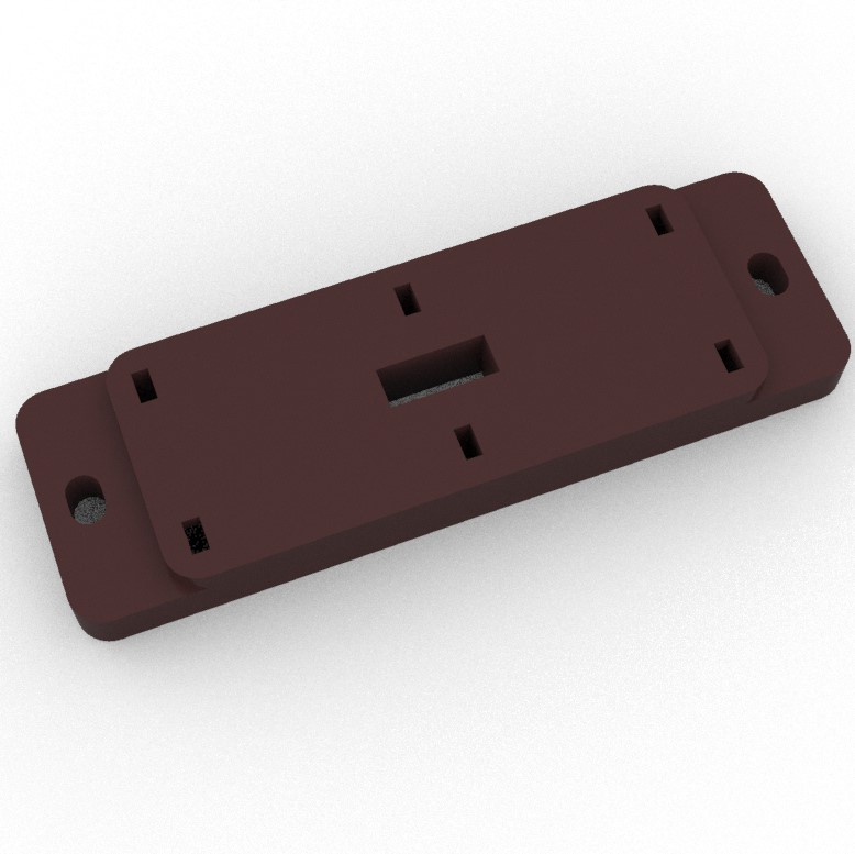 Free STL file PL9 Point Motor Mounting Plate for PL10E Model Railway 🛤️ ...