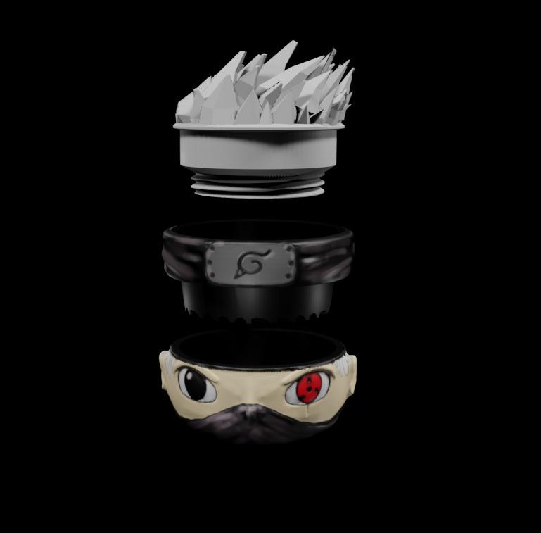 STL file kakashi grinder・3D printer model to download・Cults