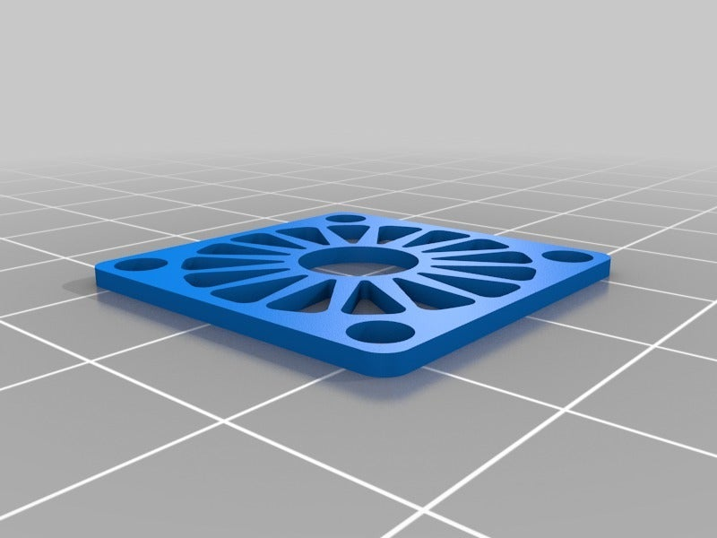 Free STL file 25mm fan guard (updated version 2) 💂・3D printing idea to ...