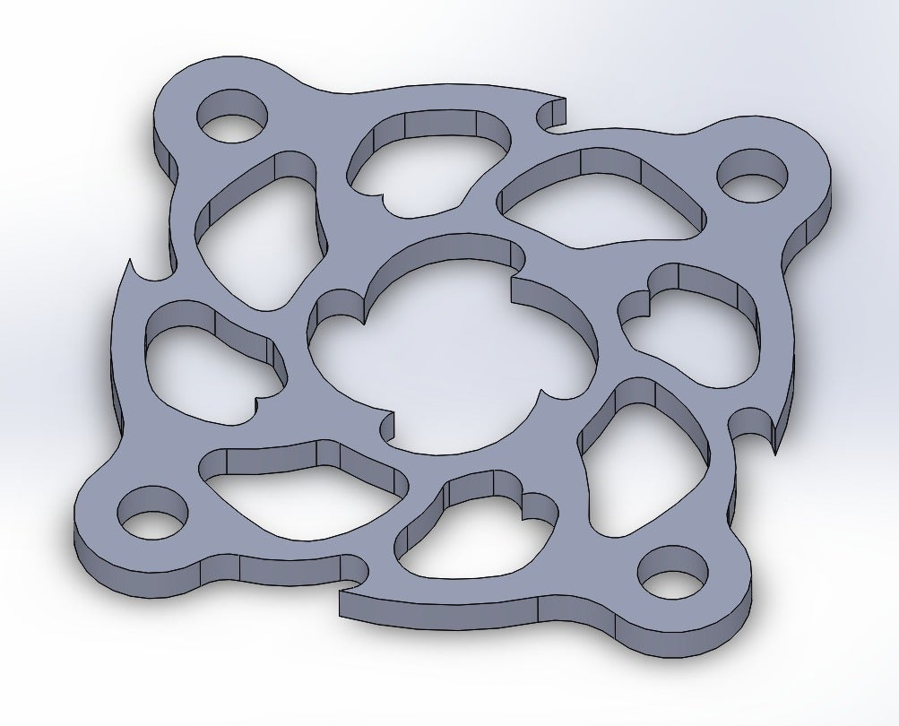 Free STL file 25mm fan guard (updated version 2) 💂・3D printing idea to ...