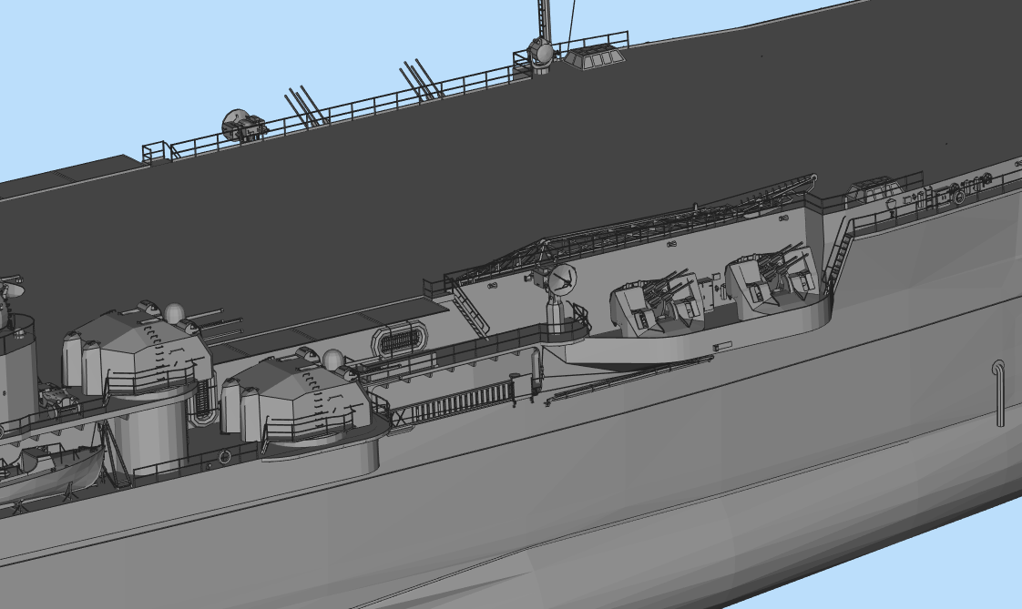 STL file Large surface ship 🚢・3D print design to download・Cults