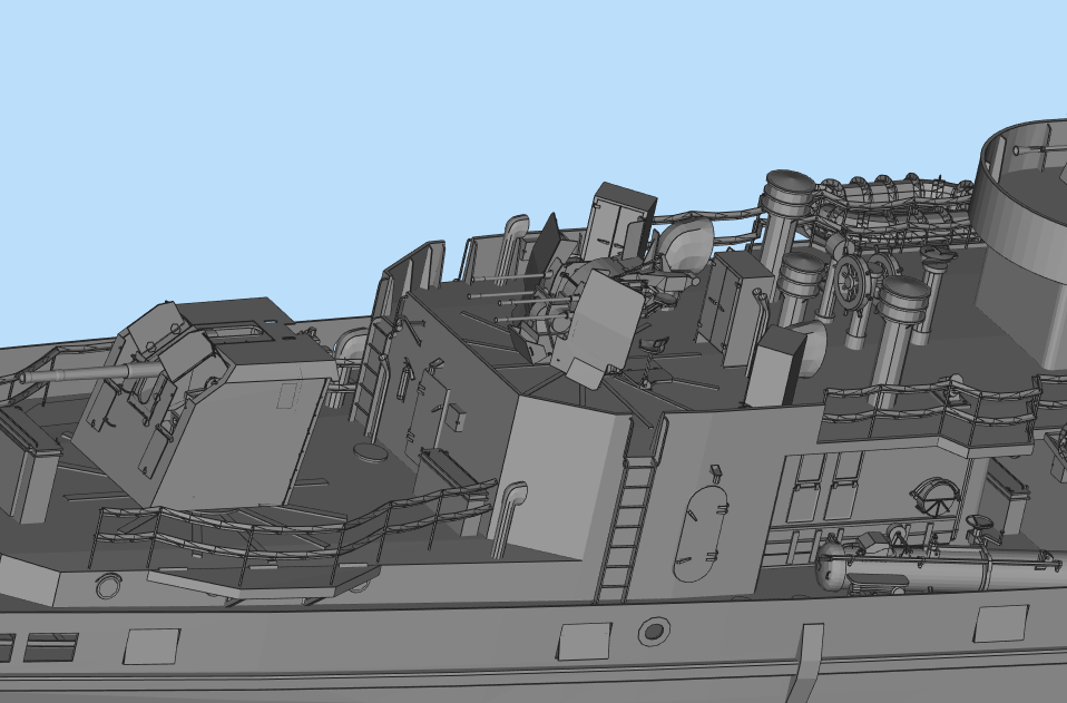 STL file World War II cruiser・3D printable model to download・Cults