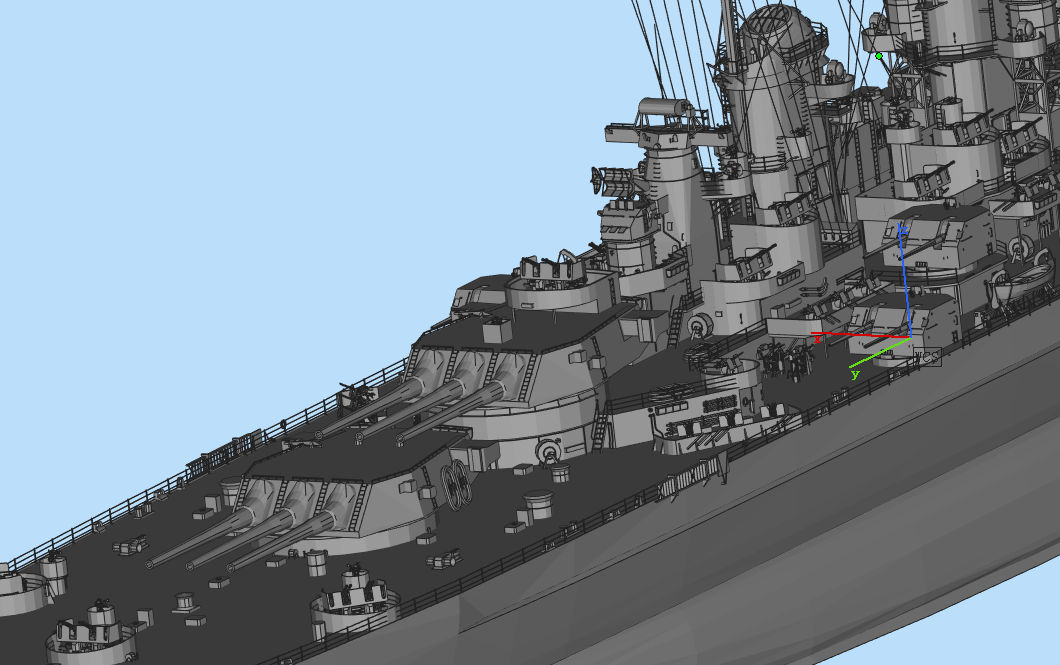 STL file warship・Template to download and 3D print・Cults