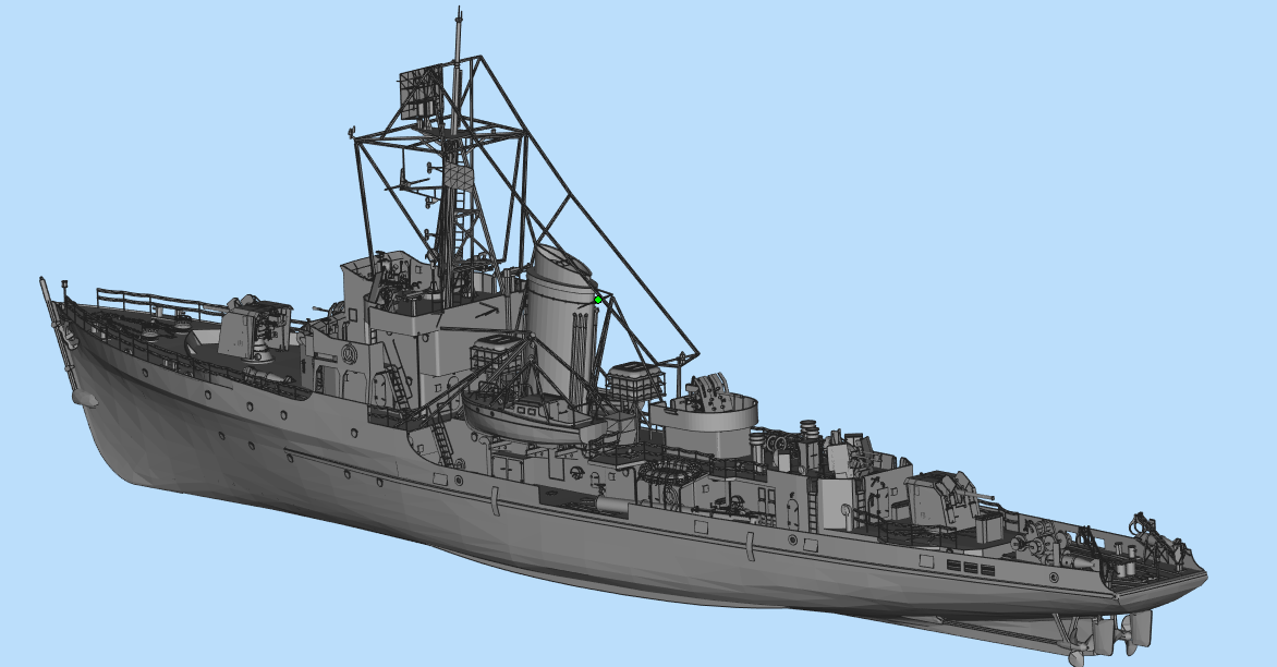 STL file World War II cruiser 🗺️・3D printable model to download・Cults