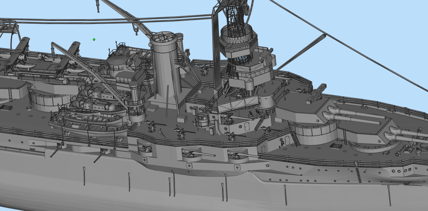 STL file warship・Template to download and 3D print・Cults
